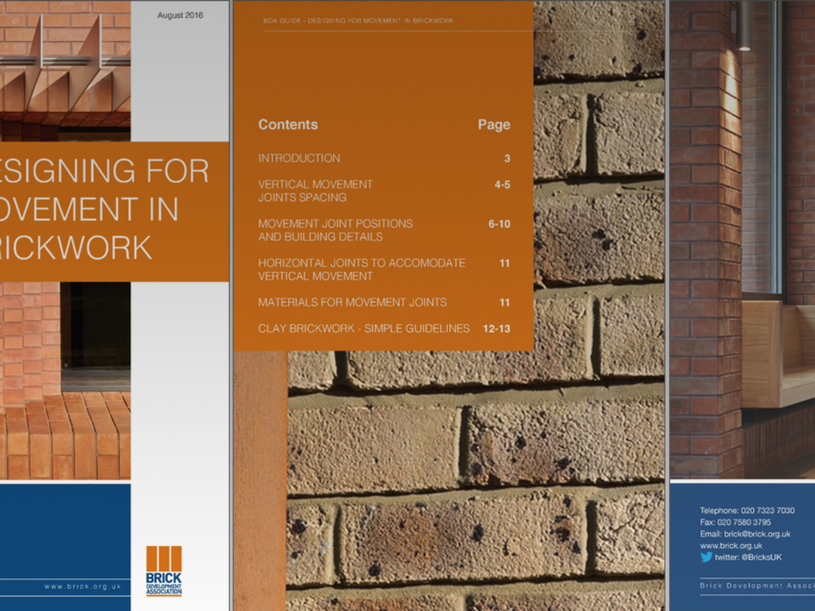 Published: Designing for Movement in Brickwork - BDA
