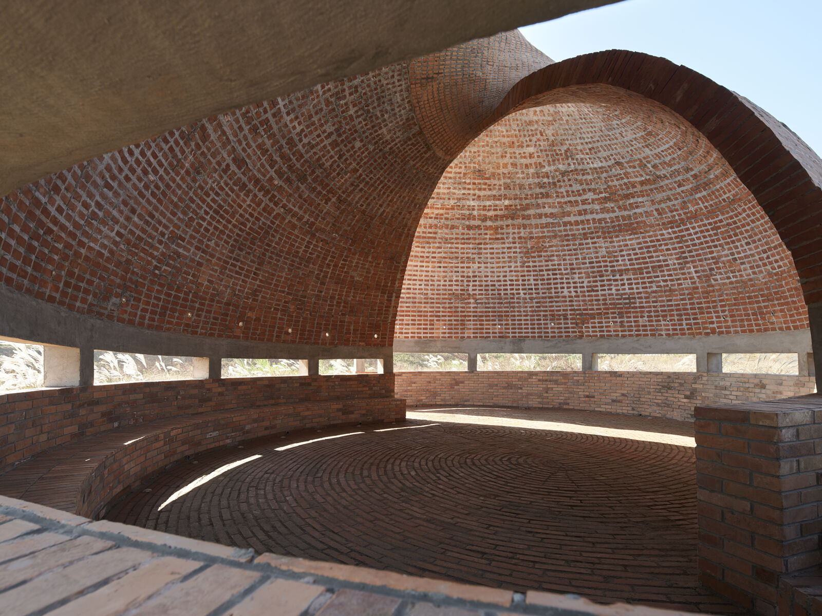 Twisted Brick Shell Concept Library, China - BDA